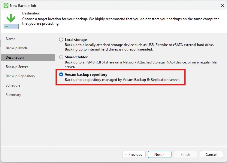 Veeam Windows Agent Installation | Network Platforms - Documentation